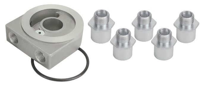 Sandwich Adapter Low Profile Pressure relief with 3/8" NPT Ports Multi ...
